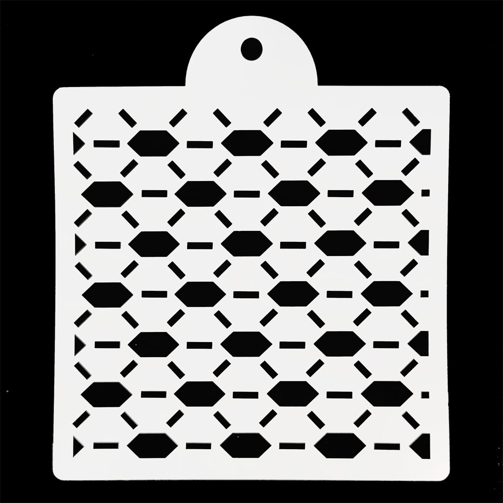 Stencil Cuadrado Diseños N°12 | TiendaDulce.cl