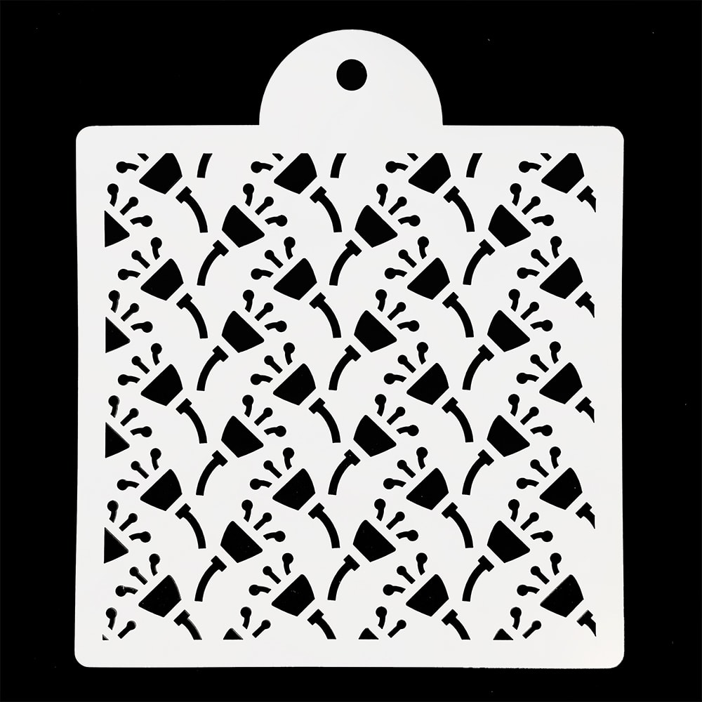 Stencil Cuadrado Diseños N°25 | TiendaDulce.cl