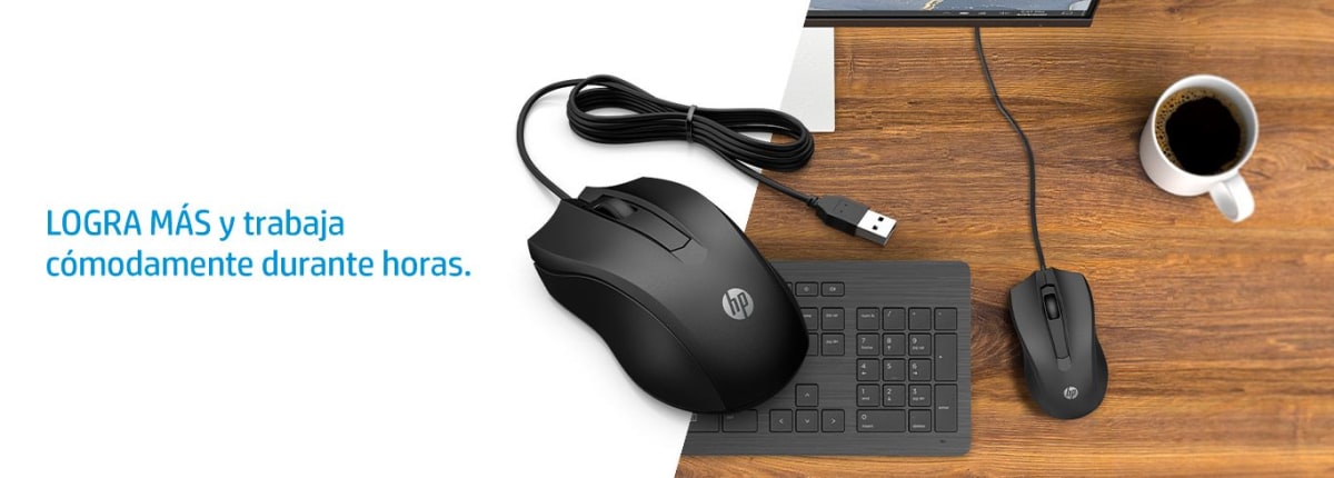 MOUSE CABLEADO HP 100 (6VY96AA) | NTPeru