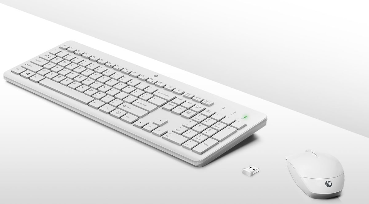 KIT TECLADO Y MOUSE HP 230 BLANCO (3L1F0AA#ABM) | NTPeru