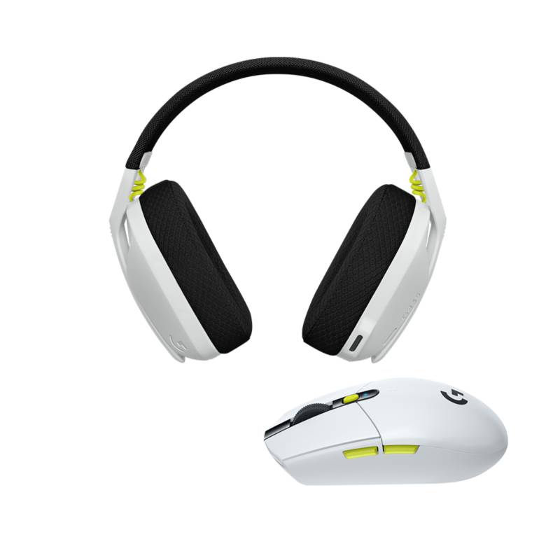 AURICULAR C/MICROFONO LOGITECH G435 + MOUSE G305 INALAMBRICO (981 ...