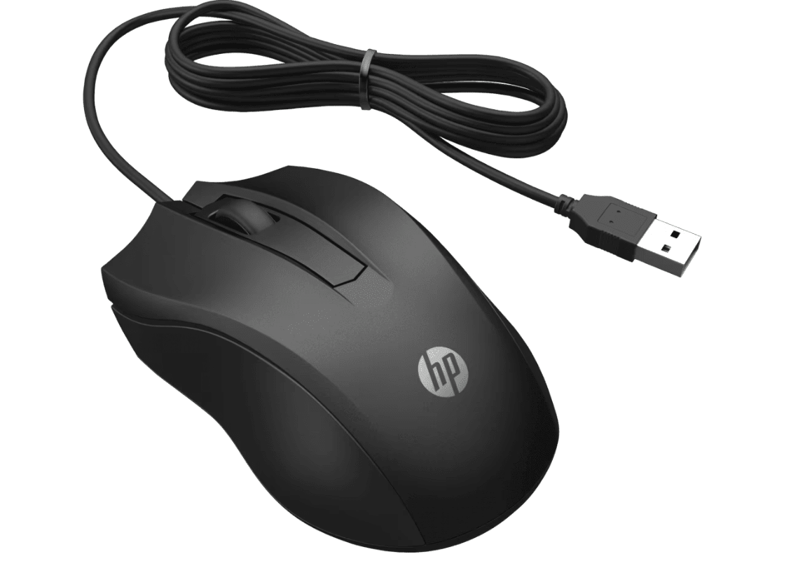 MOUSE CABLEADO HP 100 (6VY96AA) | NTPeru