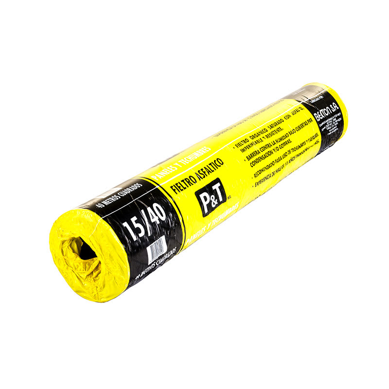 ROLLO FIELTRO ASFALTICO LISO | Rivemat | Ferretería la Florida