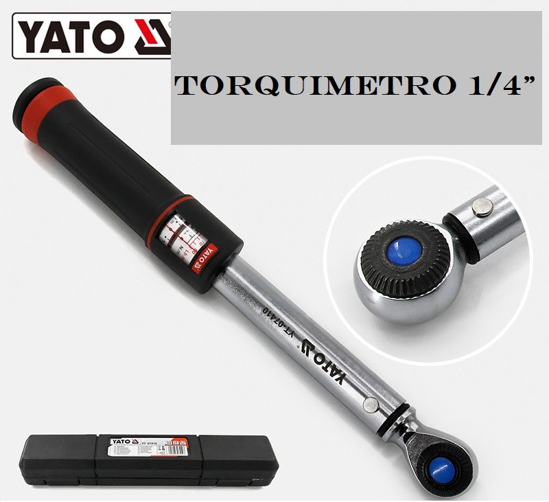 LLAVE TORQUE 1/4" YATO YT-07410 | Rivemat | Ferretería la Florida
