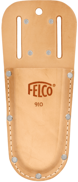 FUNDA CUERO NATURAL CON PRESILLA Y ENGANCHE FELCO 910 | La Horqueta