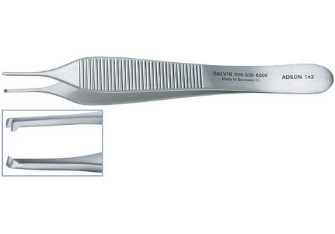 Pinza Adson 1x2 | Biomateriales Chile
