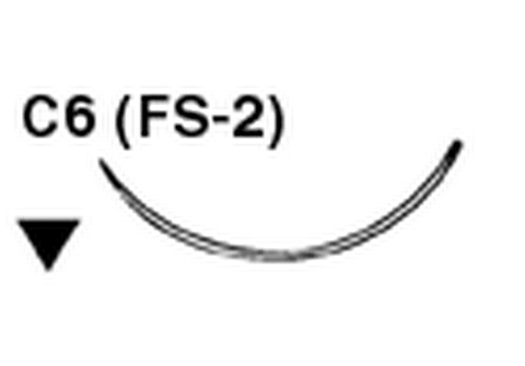 Salvin 3-0 Silk C6(FS-2) Needle 18"(45cm) Bx 12 | Biomateriales Chile