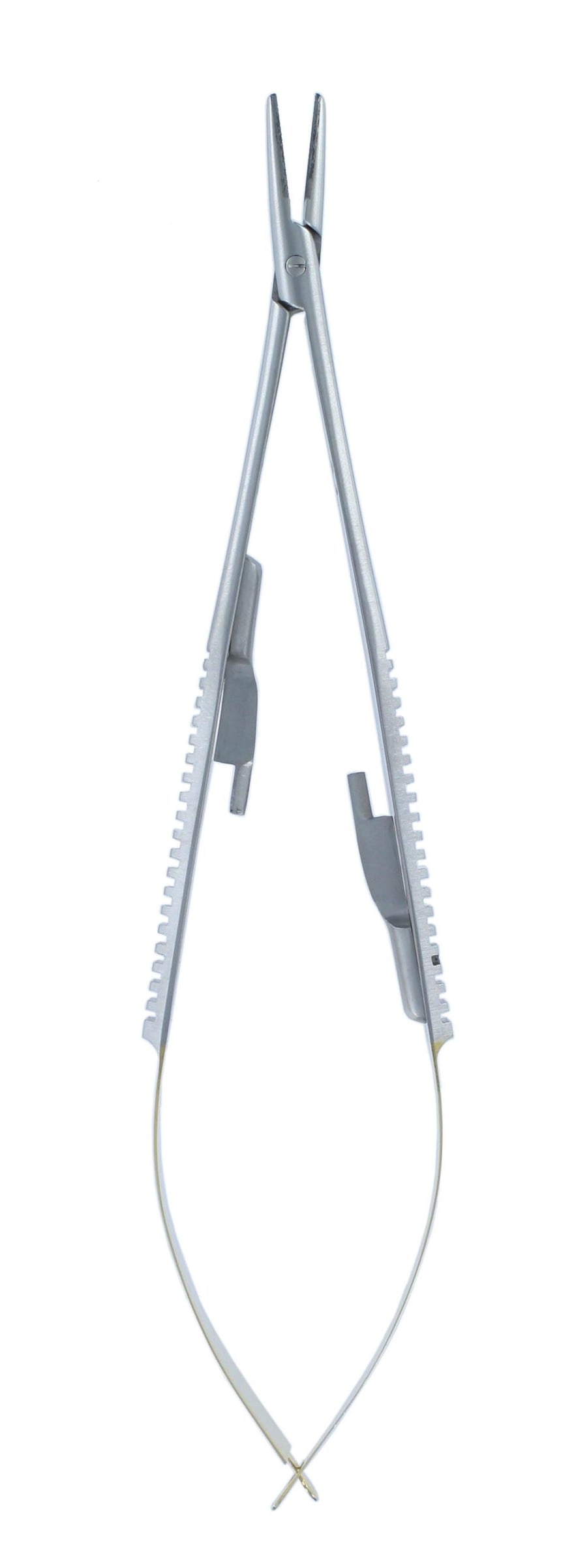 Needle Hold T/C FLAT HANDLE CASTROV STR 14cm | Biomateriales Chile