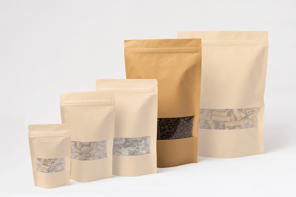 Doypack 18x26x4 Kraft | Katze Packing