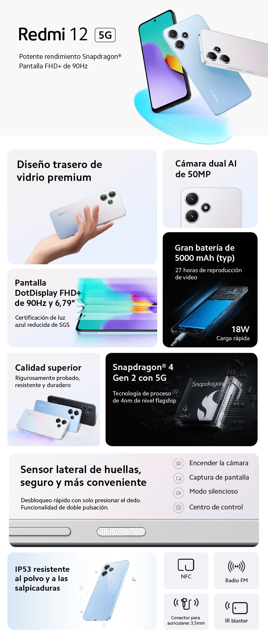 Redmi 12 5G 4+128GB | Rodalexia