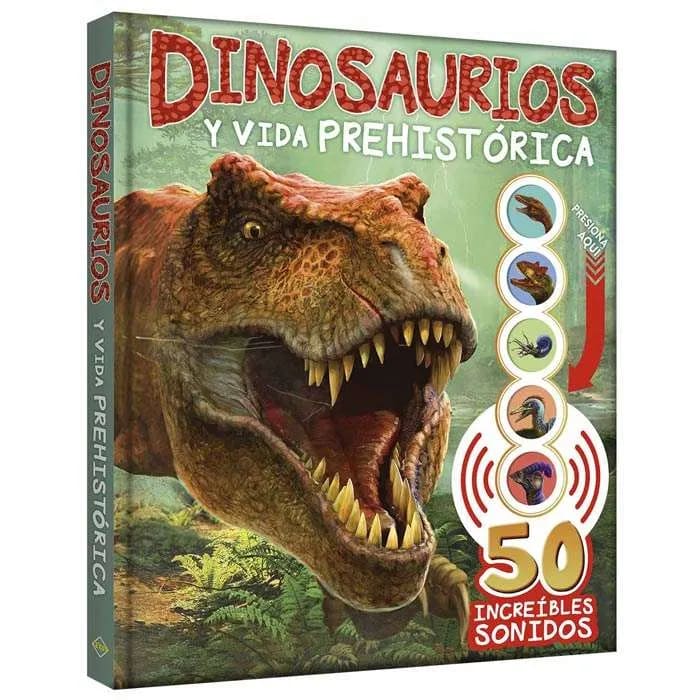 Dinosaurios y vida Prehistórica, con Sonidos | Librería Libooks