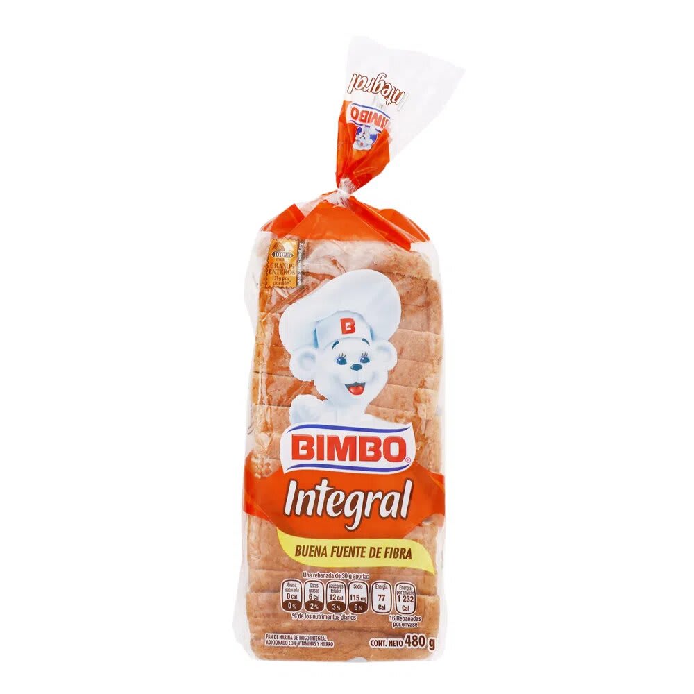 Pan Integral BIMBO x 480gr | SF Market Online