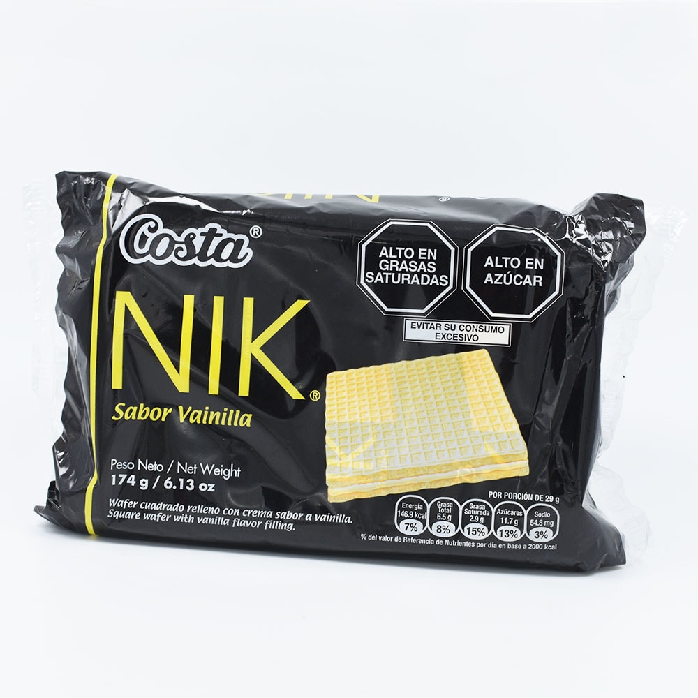 Wafers Nik Costa Vainilla | SF Market Online
