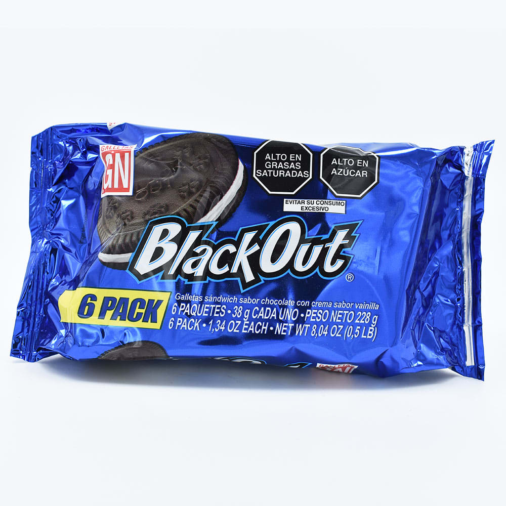Galleta Blackout San Jorge Azul (Pack x. 6 Unid) | SF Market Online