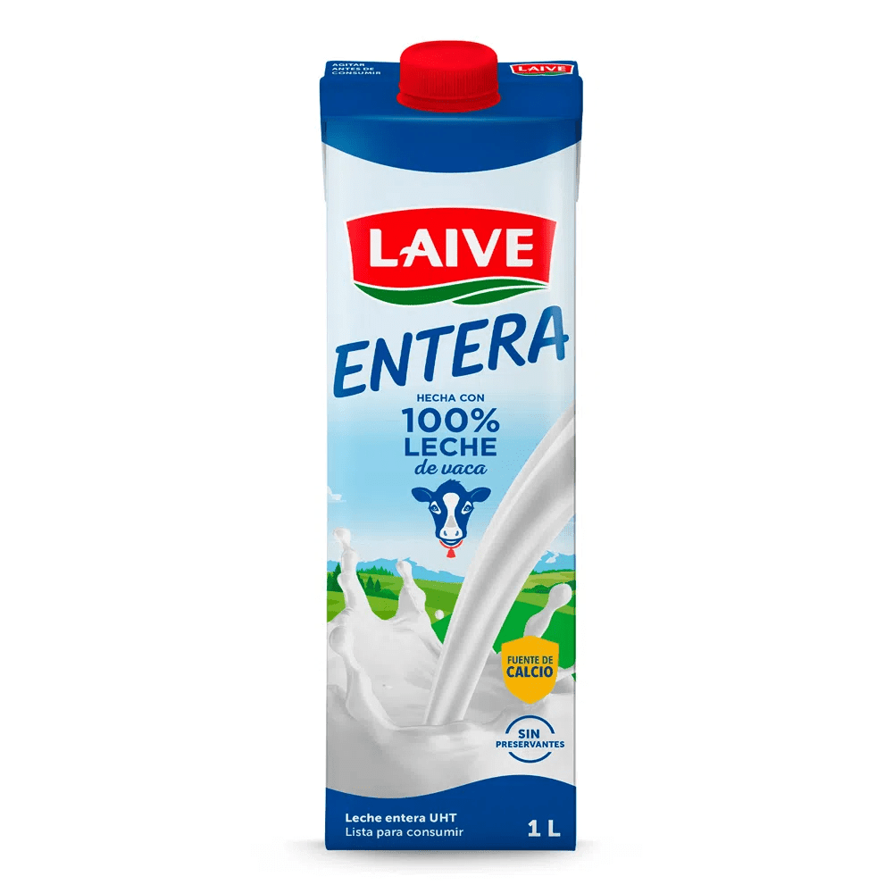 LECHE LAIVE ENTERA UHT CAJA X 1LT | SF Market Online