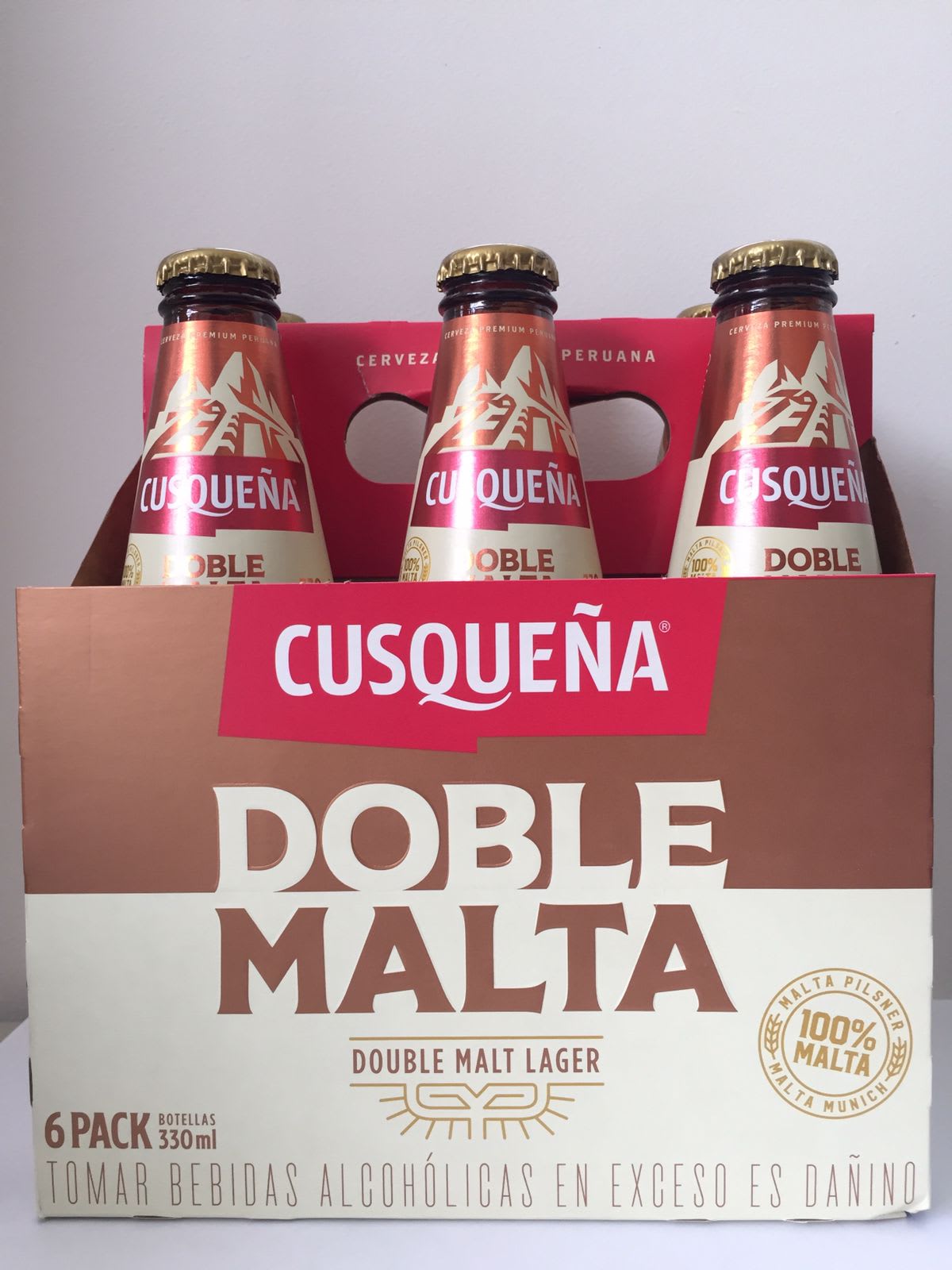 Cerveza Cusqueña Doble Malta Six Pack (botella de 330ml c/u) | SF ...