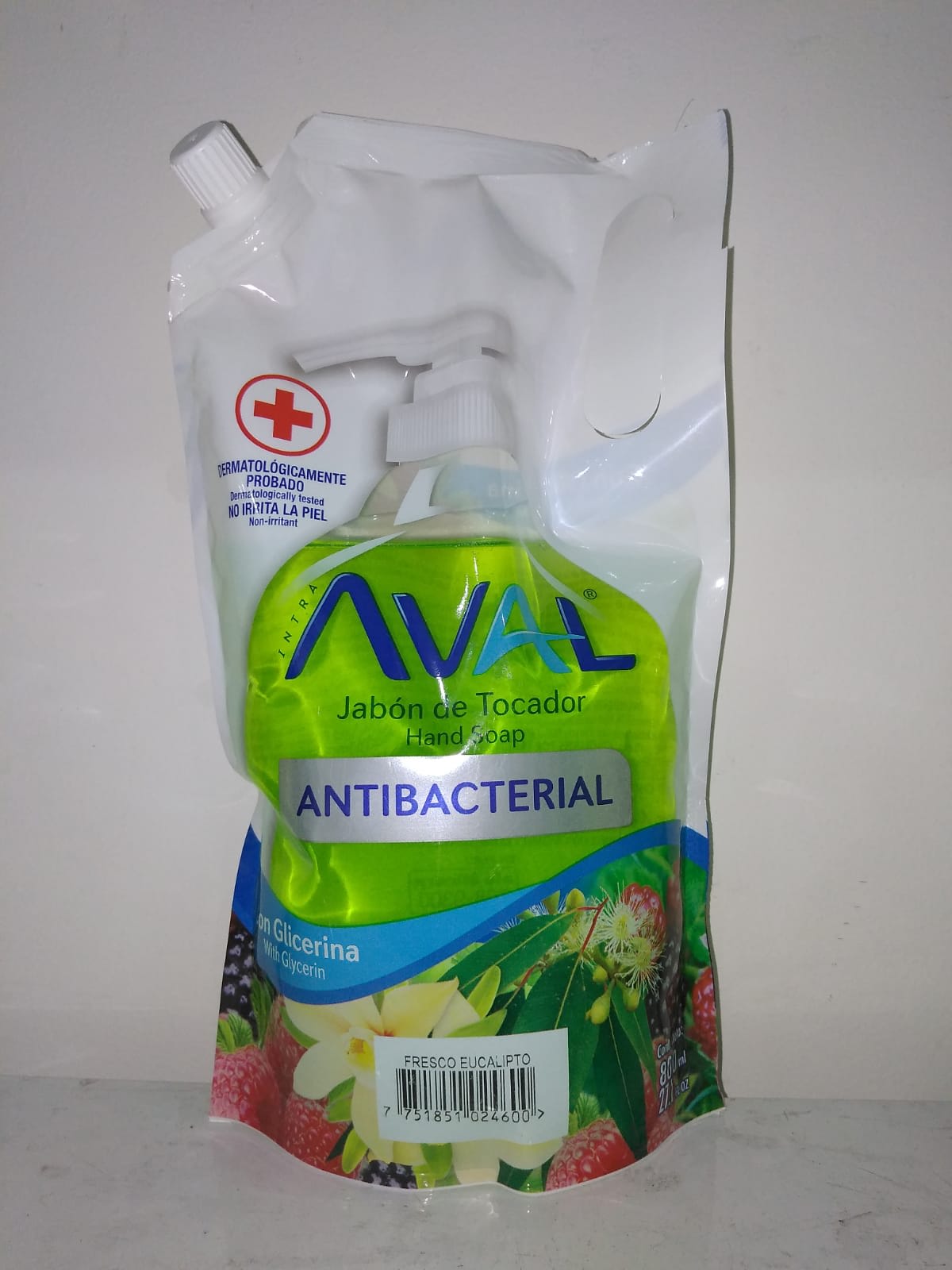 Jabón líquido antibacterial Aval Fresco Eucalipto | SF Market Online