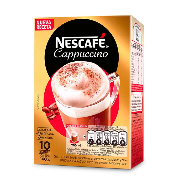 Nescafé Cappuccino Caja x 140gr | SF Market Online