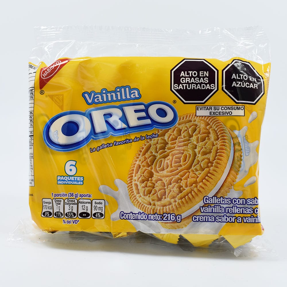 Galleta Oreo Vainilla Pack x 6Und | SF Market Online