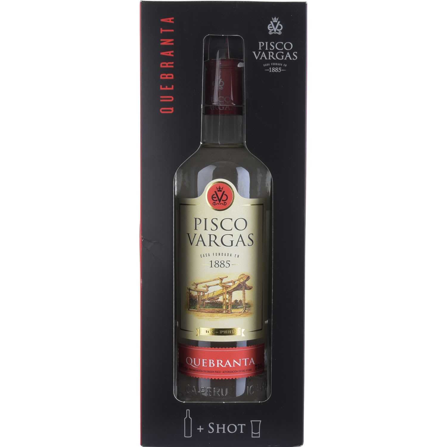 Pisco vargas Quebranta 750ml | SF Market Online