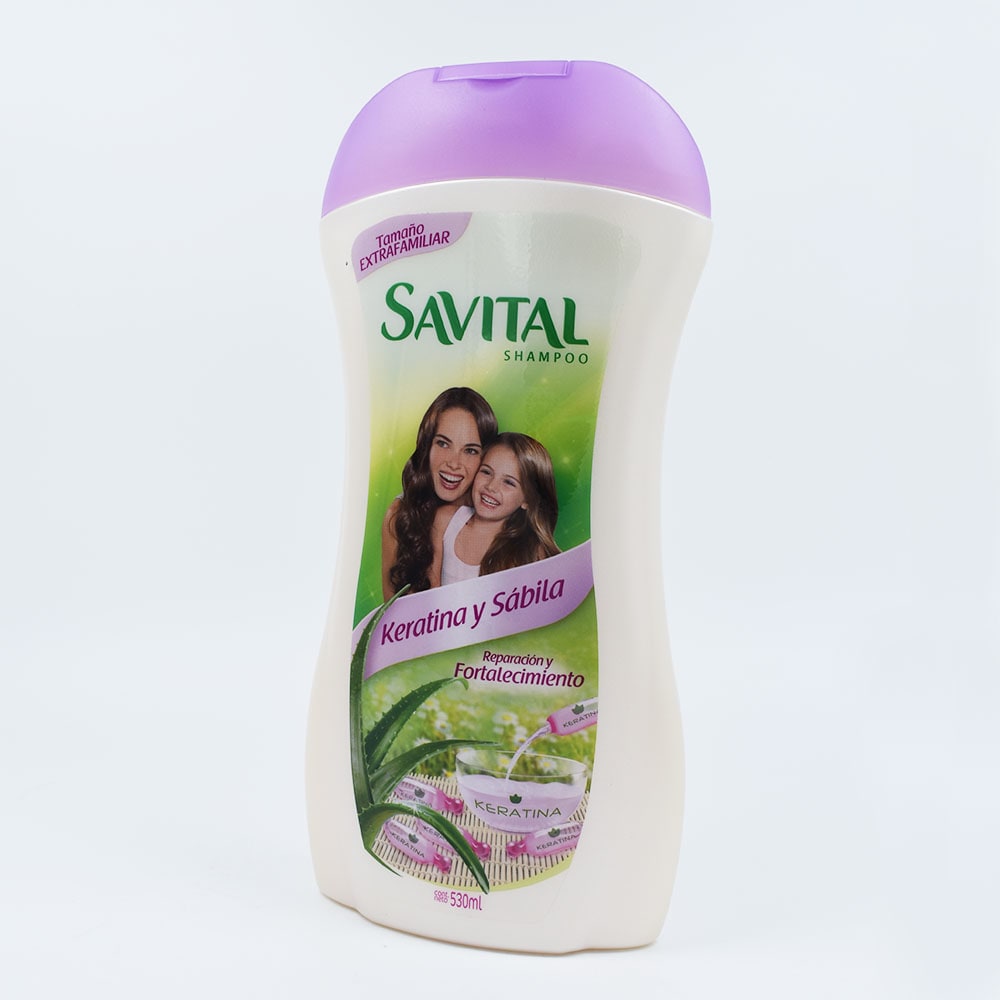 Savital Shampoo Keratina y Sábila x 530ml | SF Market Online
