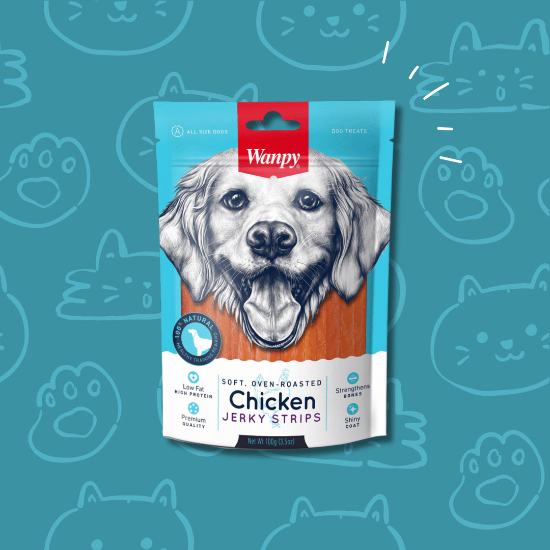 Wanpy Jerky Strips Dog Chicken 100 grs | Nortevet