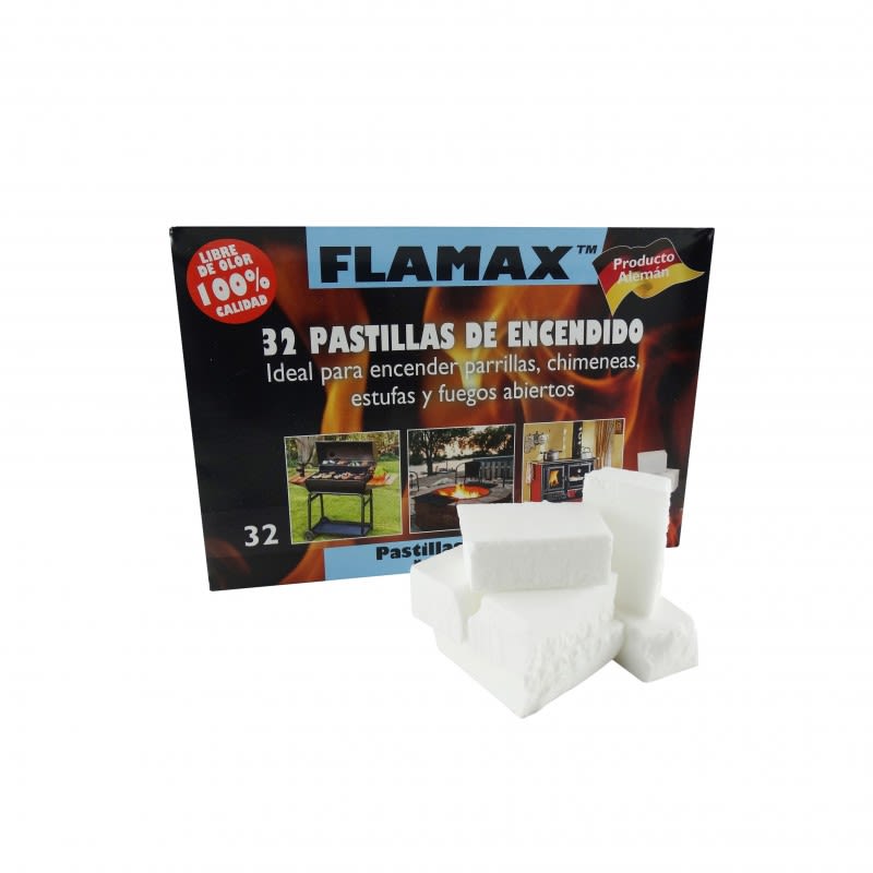 Pastilla de Encendido FLAMAX 32 Unidades | GyD Soluciones