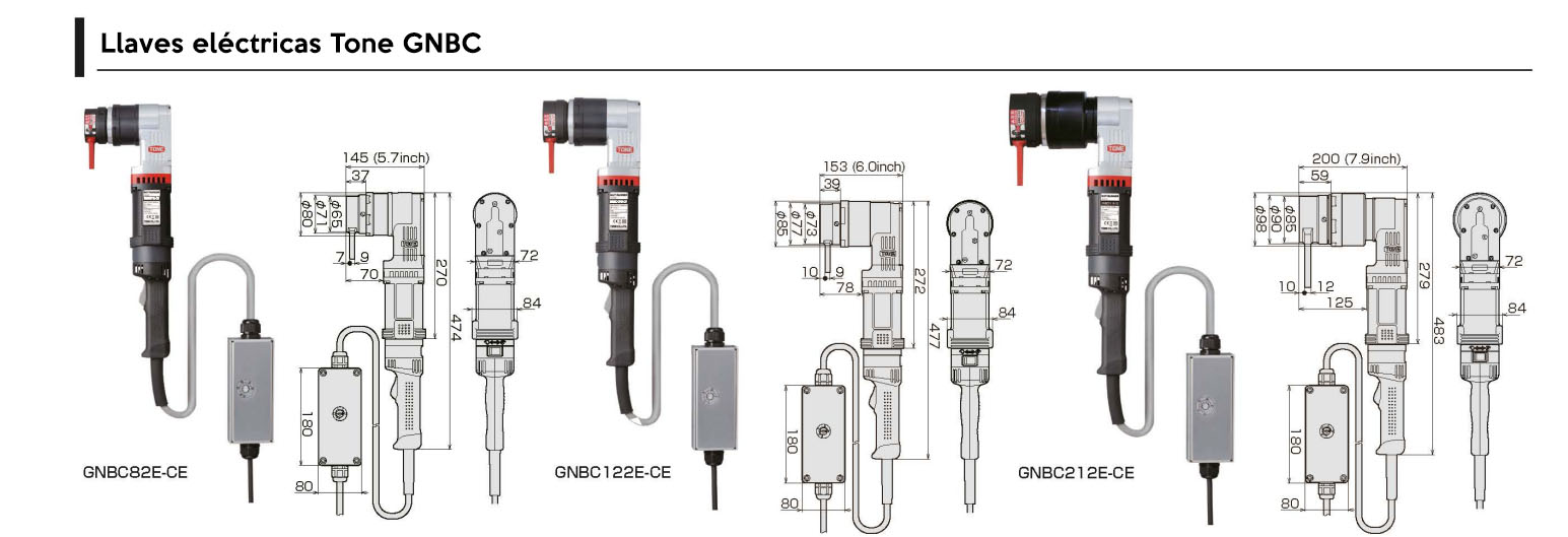 Llaves Electricas de torque Tone GNBC (NUT RUNNER) | RNK Ferreteria Industrial