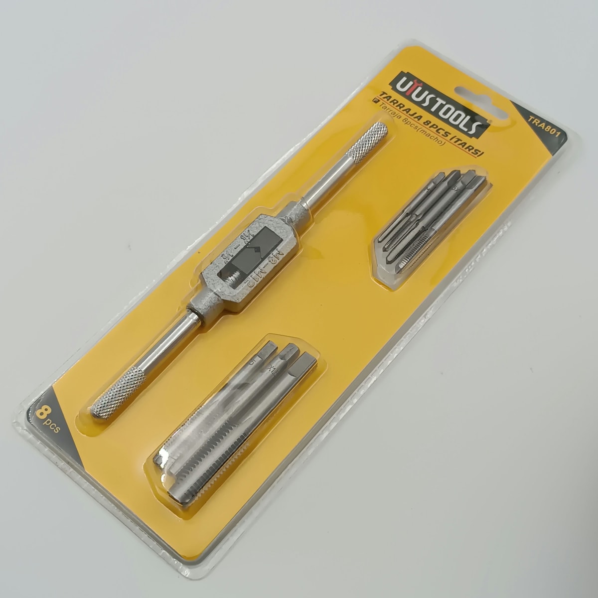 SET 8 PCS TERRAJA (TAPS) UYUSTOOLSS. TRA801 | RNK Ferreteria Industrial