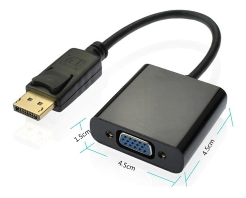 Cable Adaptador Display Port A Vga 15cm | Techcenter.cl | # ...