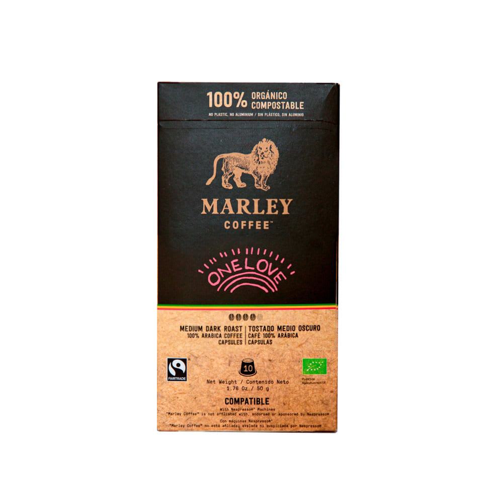 Capsulas de Café Marley Coffee "One Love" | Tienda Belén 2000