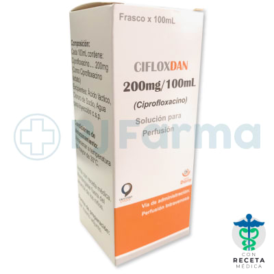 Ciprofloxacino 200mg/100ml Amp. Dany | PJ Farma