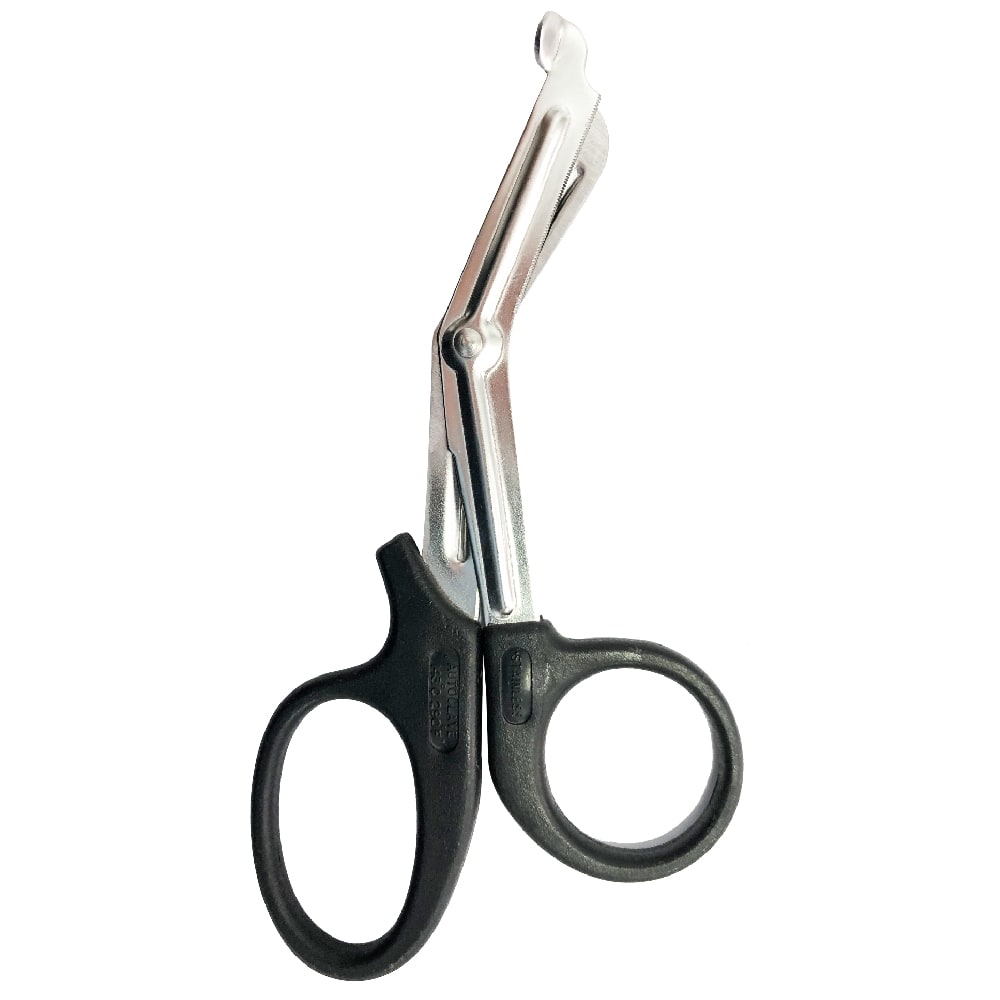 Tijera de Trauma Mango Negro Plastico STAINLESS | PJ Farma