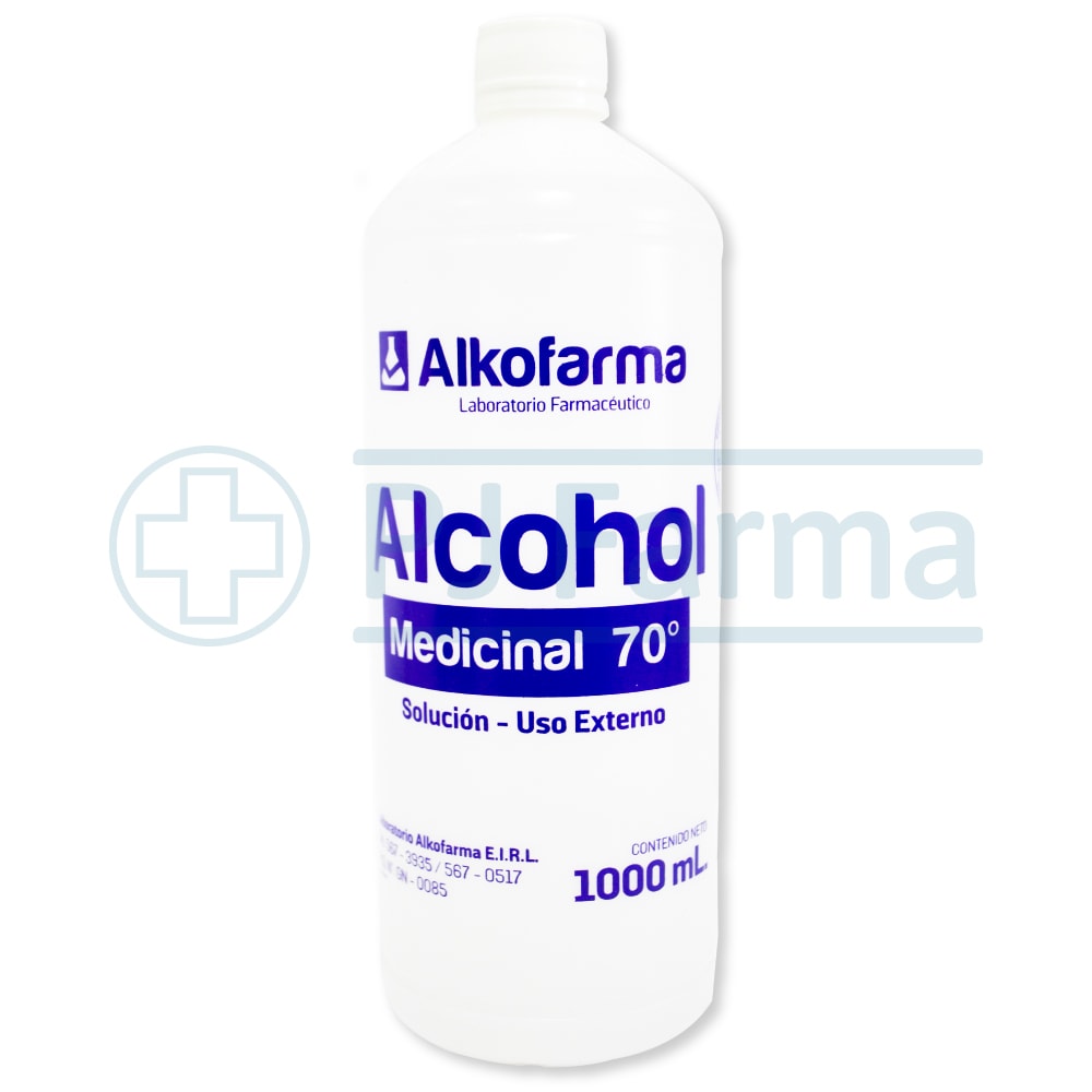 Alcohol Medicinal 70° 1000 ml ALKOFARMA | PJ Farma