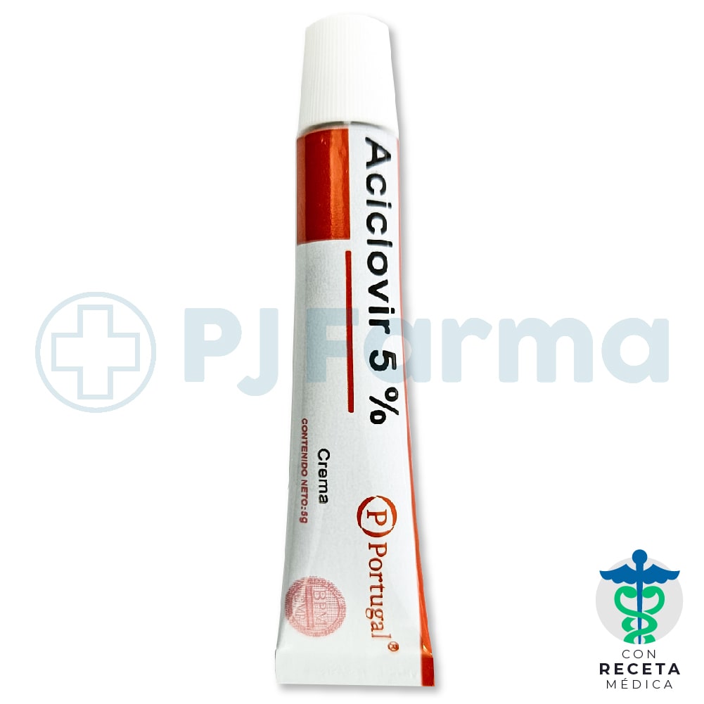 Aciclovir 5% Crema 5G Portugal | PJ Farma