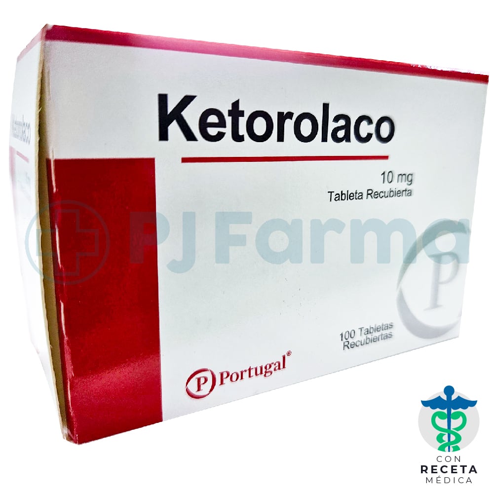 Ketorolaco 10 Mg Tab. Portugal Caja X 100 Unid | PJ Farma