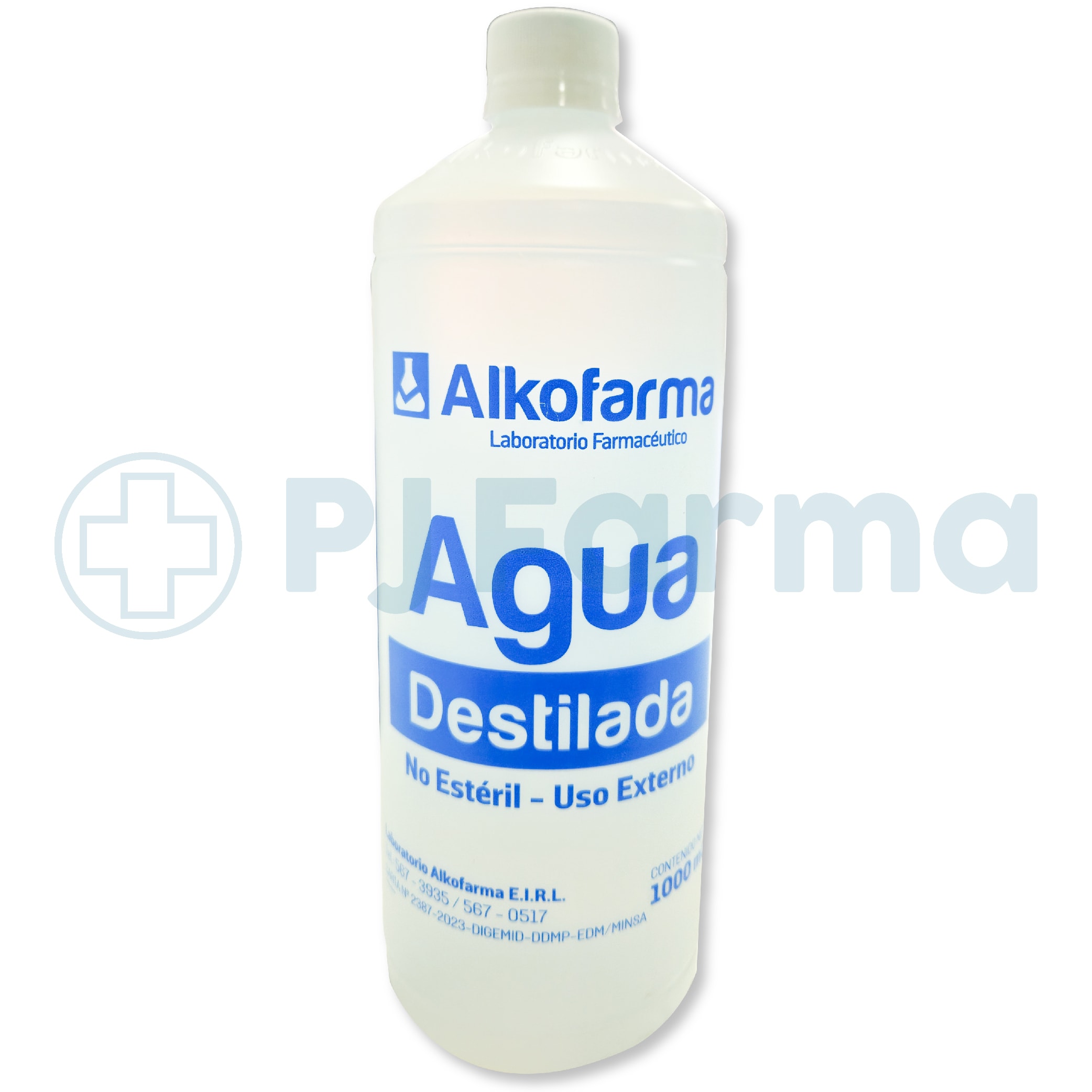 Agua Destilada De 1 Litro Alkofarma | PJ Farma