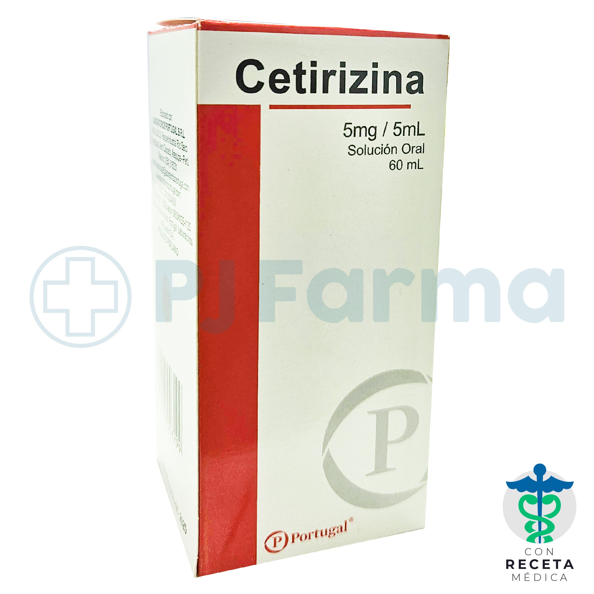 Cetirizina 5Mg/5Ml Oral 60Ml Portugal | PJ Farma