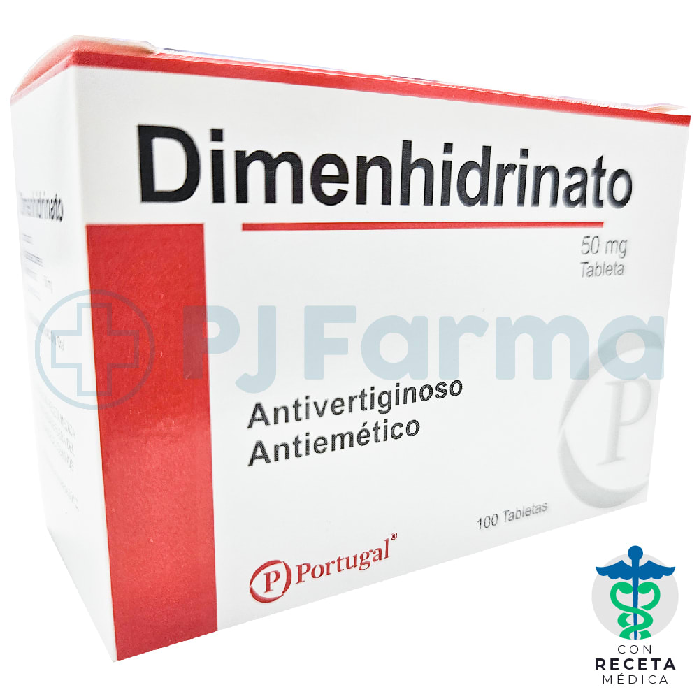 Dimenhidrinato 50Mg Tab. Portugal Caja X 100 Unid | PJ Farma
