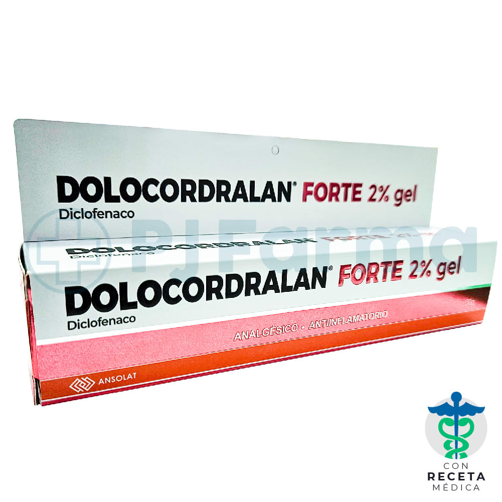 Dolocordralan Forte 2% Gel 50 Gr Ansolat | PJ Farma