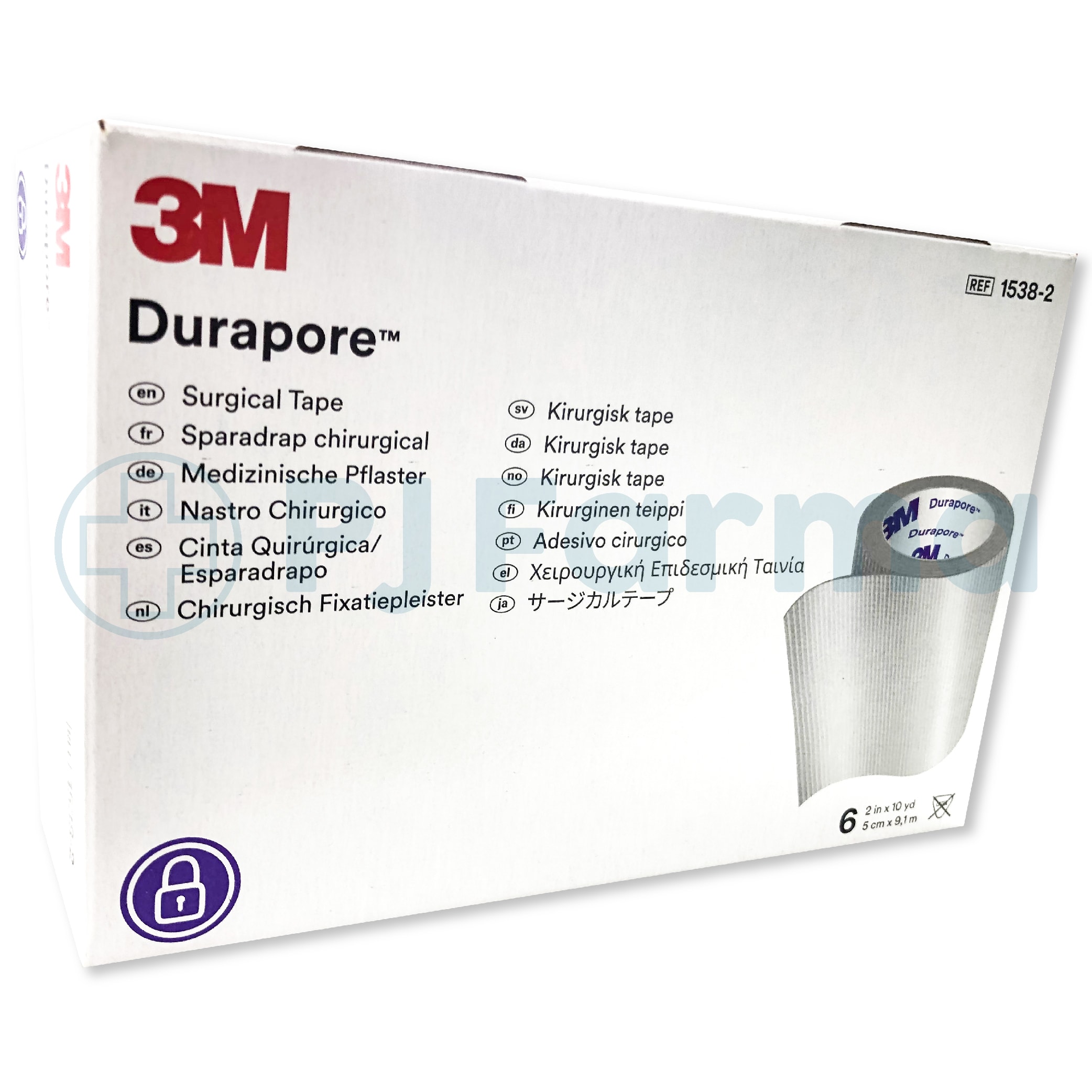 Esparadrapo Durapore Tela 2'' X 10 Yds 3M Unid | PJ Farma