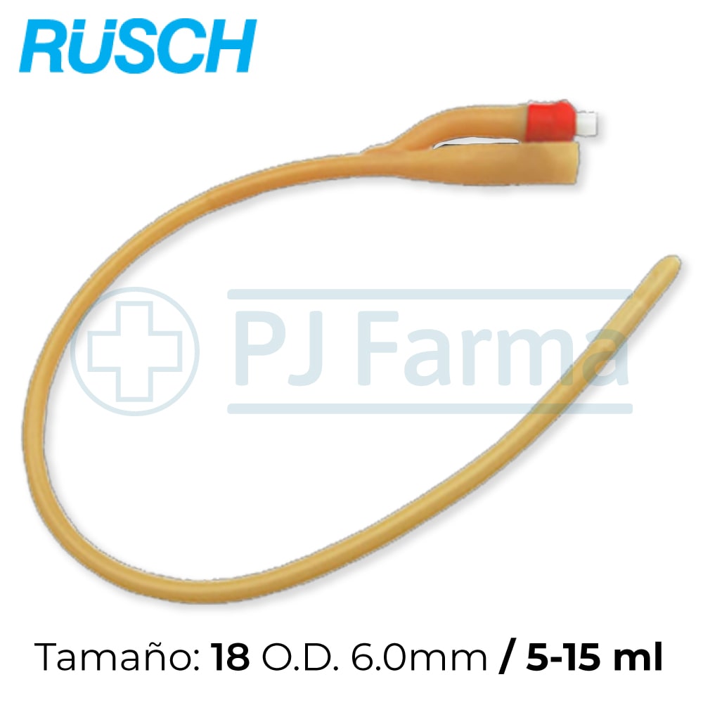 Sonda Foley N°18 - 2 Vías Rusch | PJ Farma