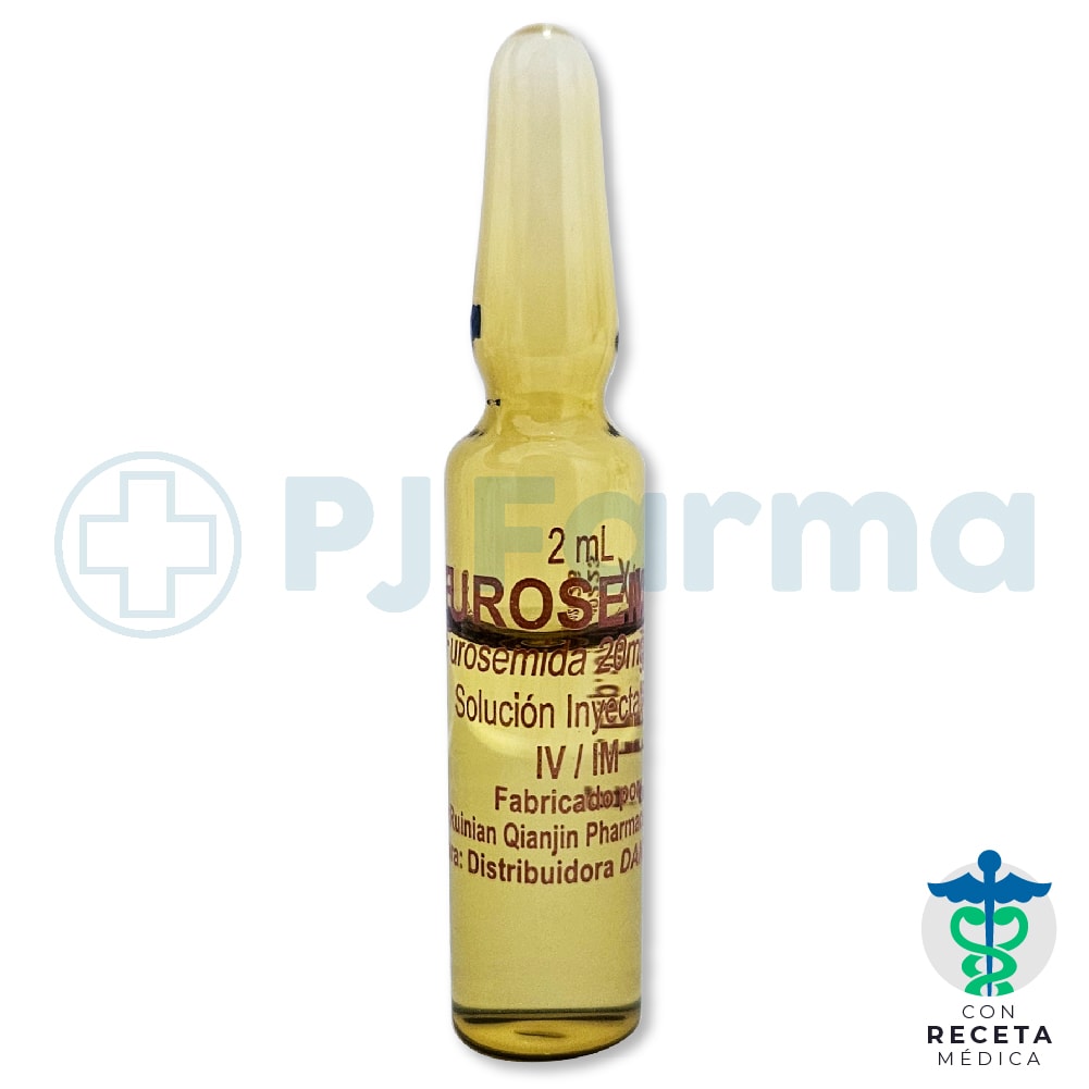 Furosemax (Furosemida) 20 Mg/2 Ml Amp Dany Caja X 10 Unid | PJ Farma