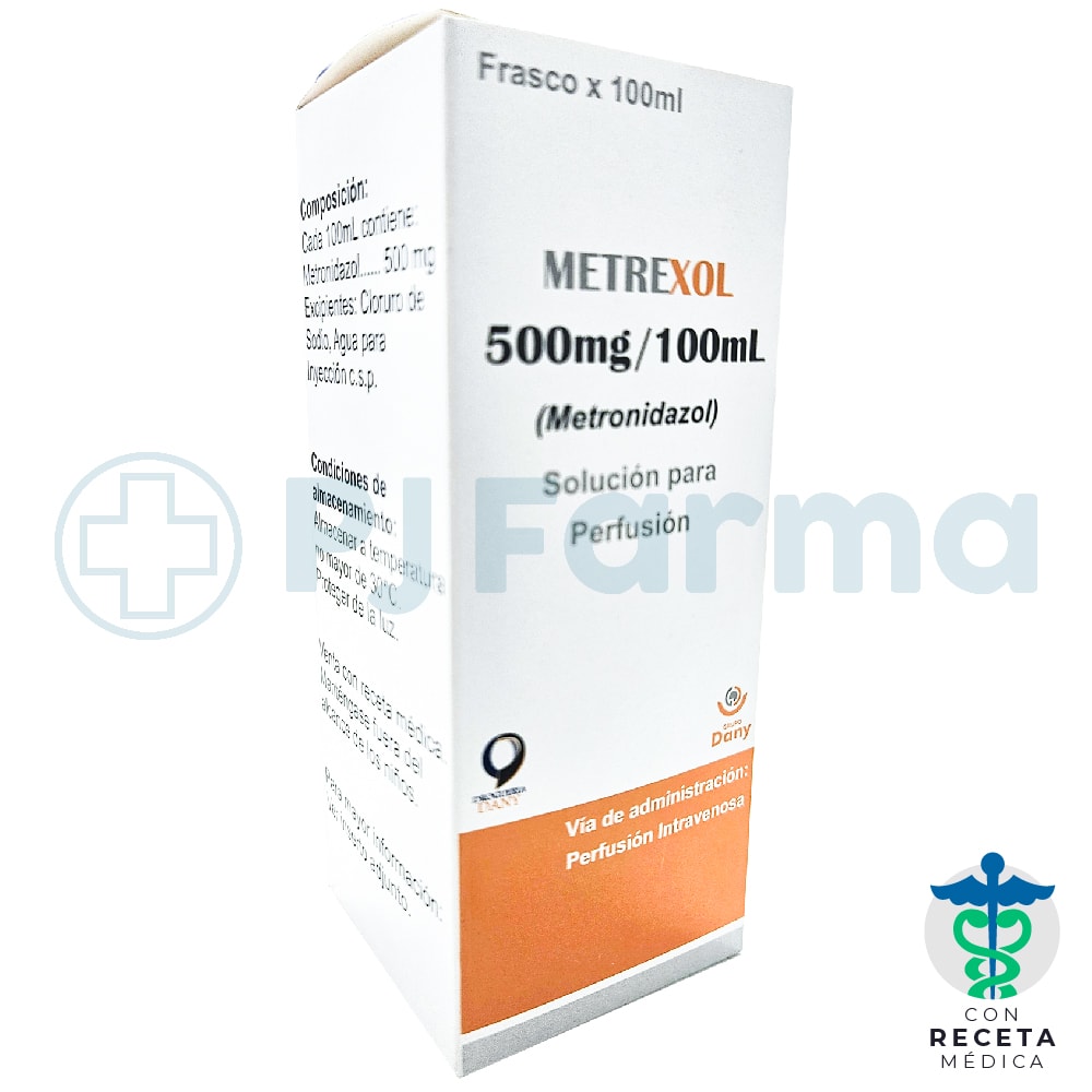 Metrexol (Metronidazol) 500 Mg/100 Ml Amp Dany | PJ Farma