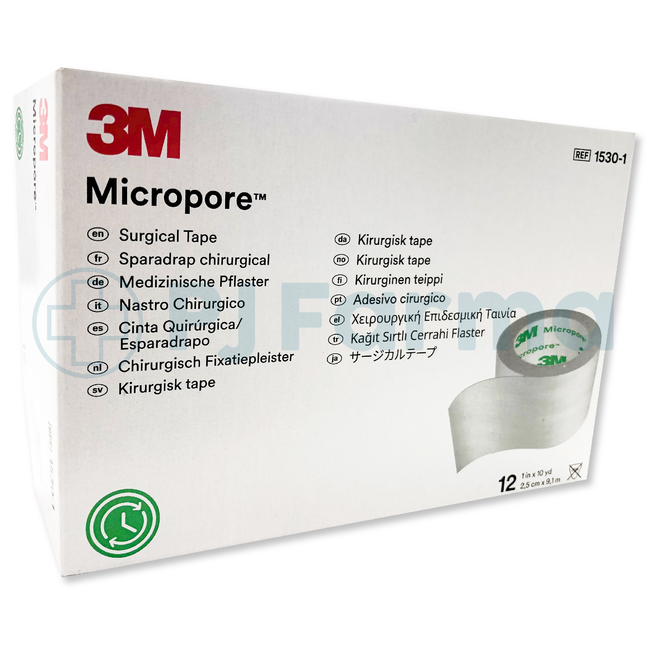 Esparadrapo Micropore Papel 1'' X 10 yds 3M Unid | PJ Farma