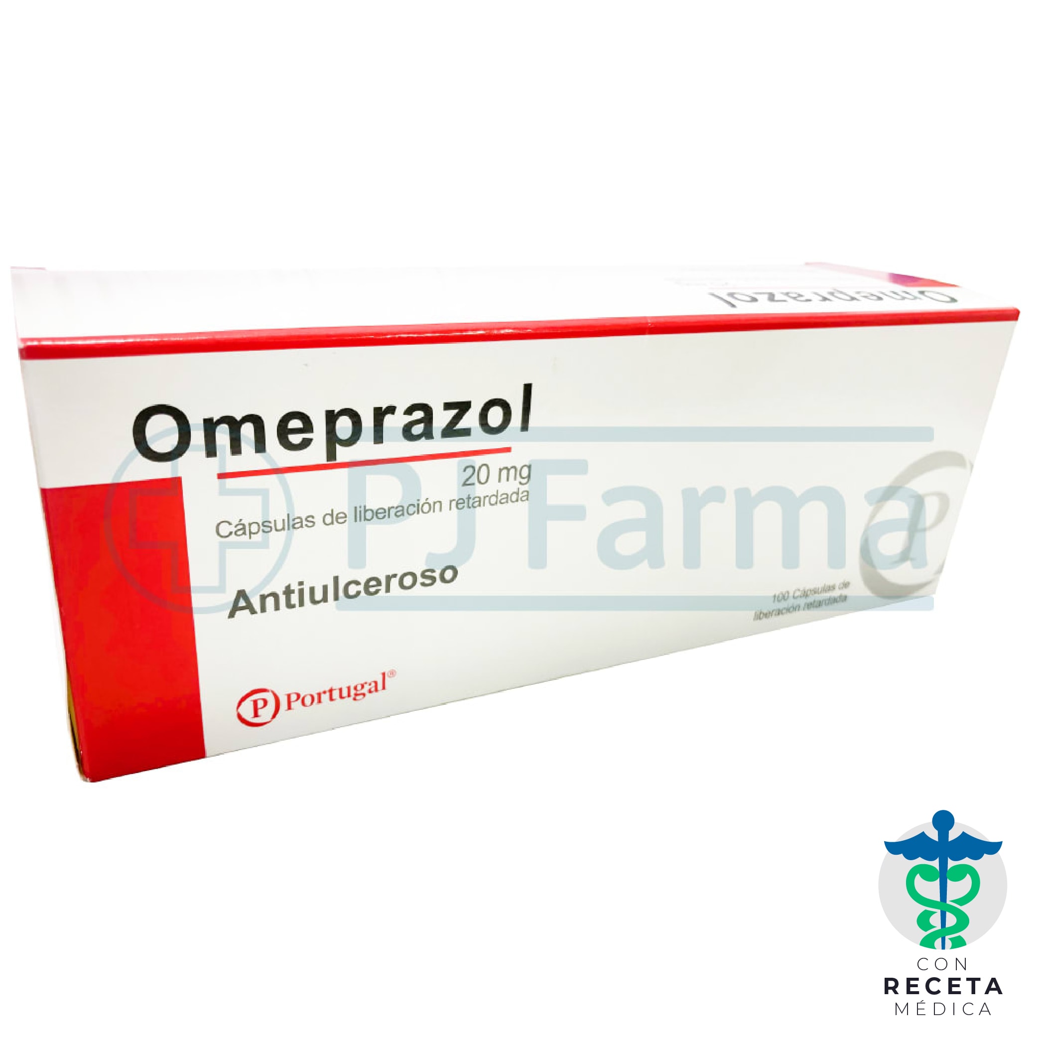 Omeprazol 20mg Caps. Portugal Caja X 100 Unid | PJ Farma