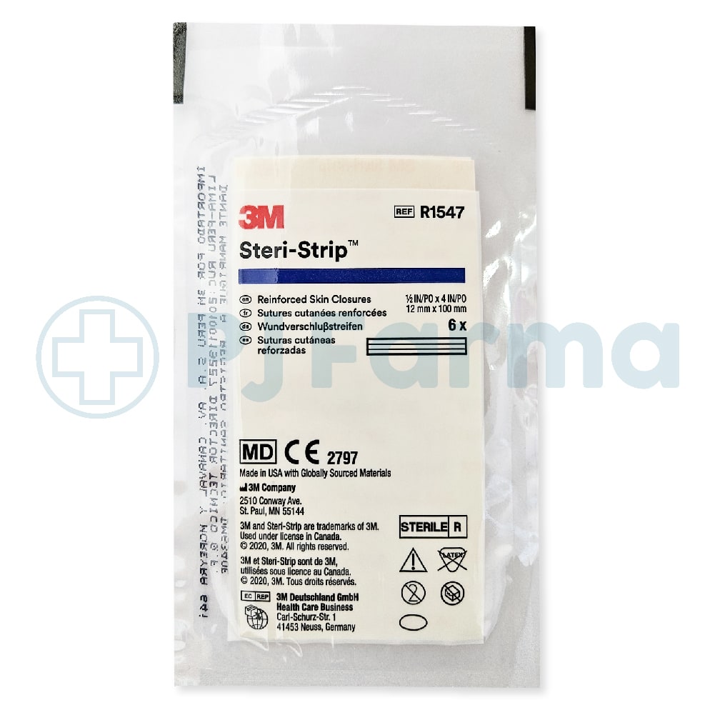 Steri Strip Azul 1/2X4 Cod 1547 Unid | PJ Farma