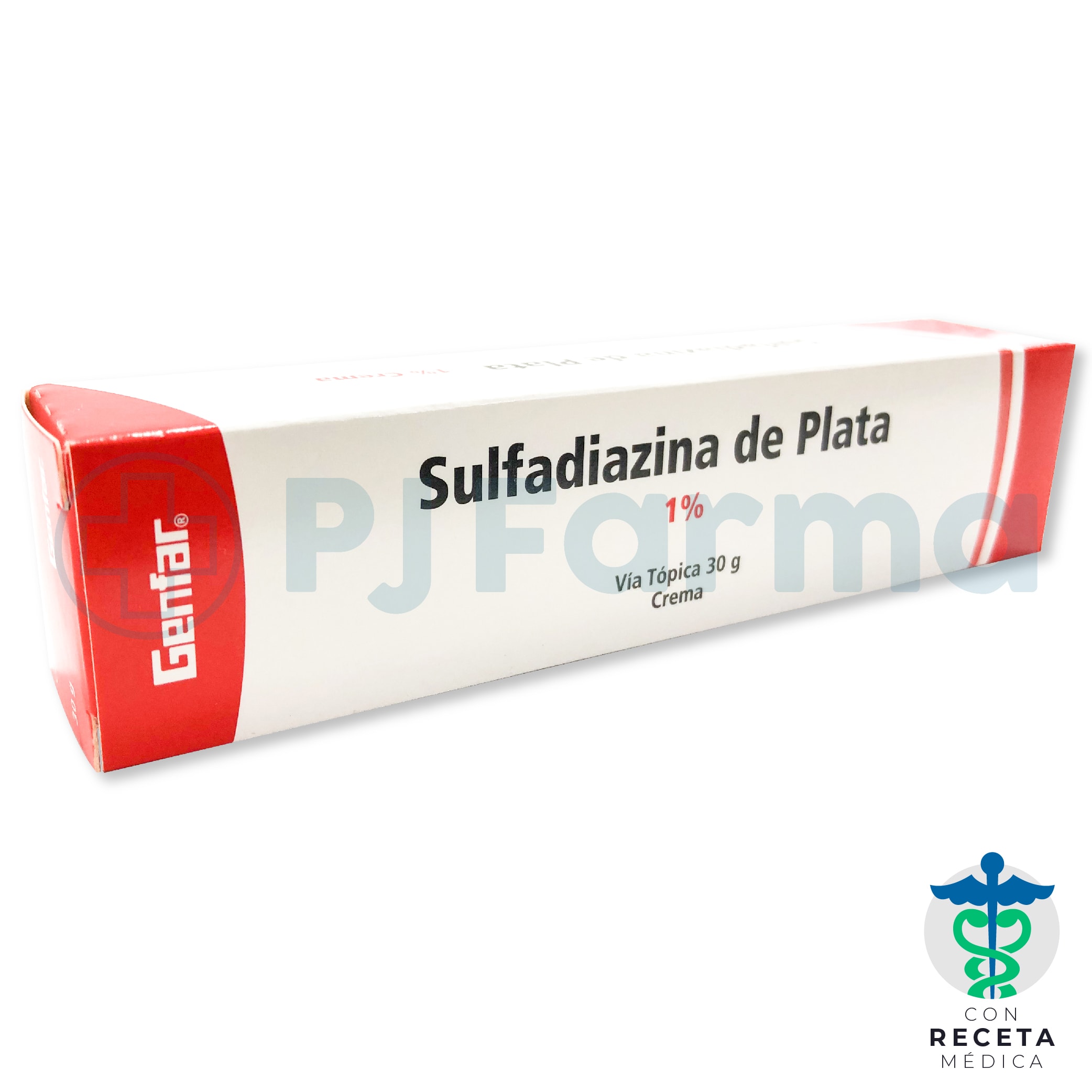 Sulfadiazina de Plata 1% Crema 30g GENFAR | PJ Farma