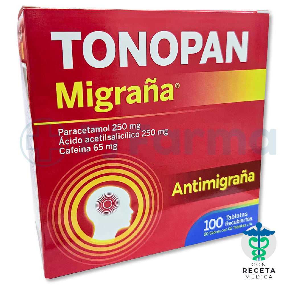 Tonopan Migraña Tab. Portugal Sobre X 2 Unid | PJ Farma