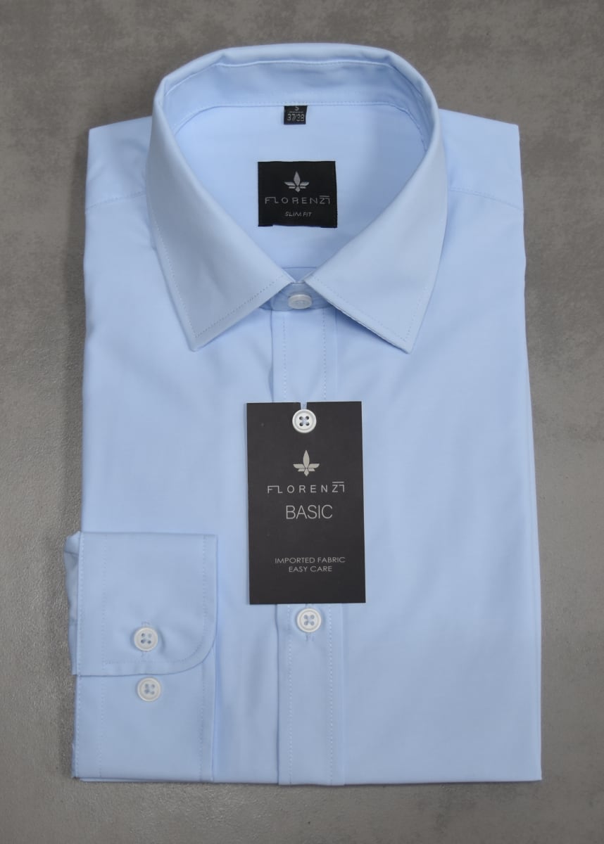CAMISA BASIC 5248 CELESTE | ALTOCONCEPTO - Expertos en Trajes y Vestimenta Masculina